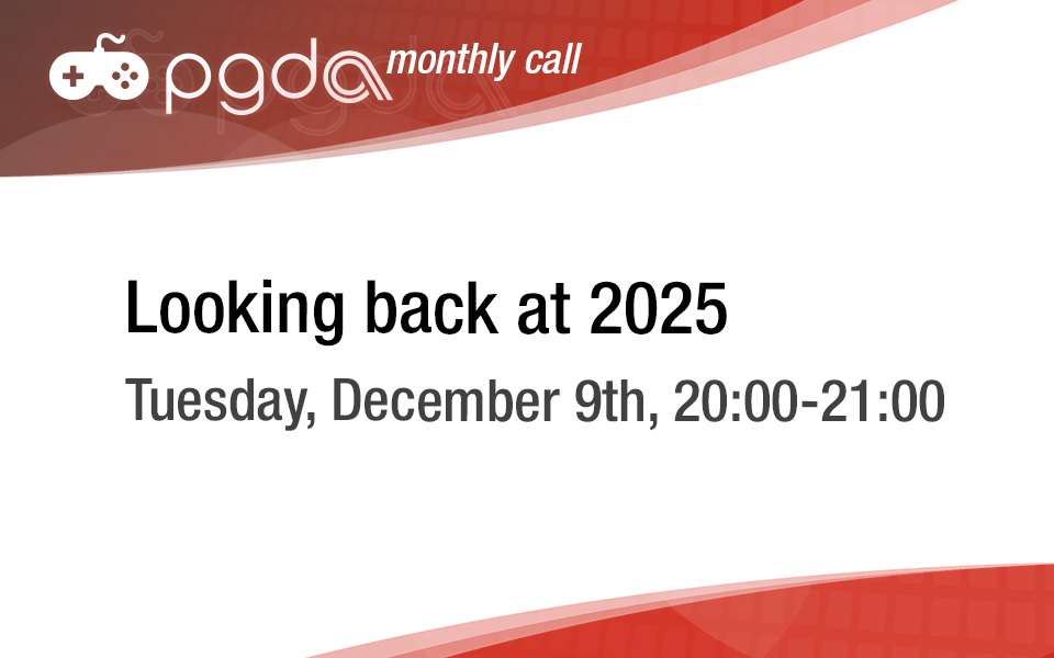 PGDA Call: Looking back at 2025 - Pioneers